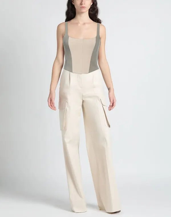 Patrizia Pepe Woven Crop Top