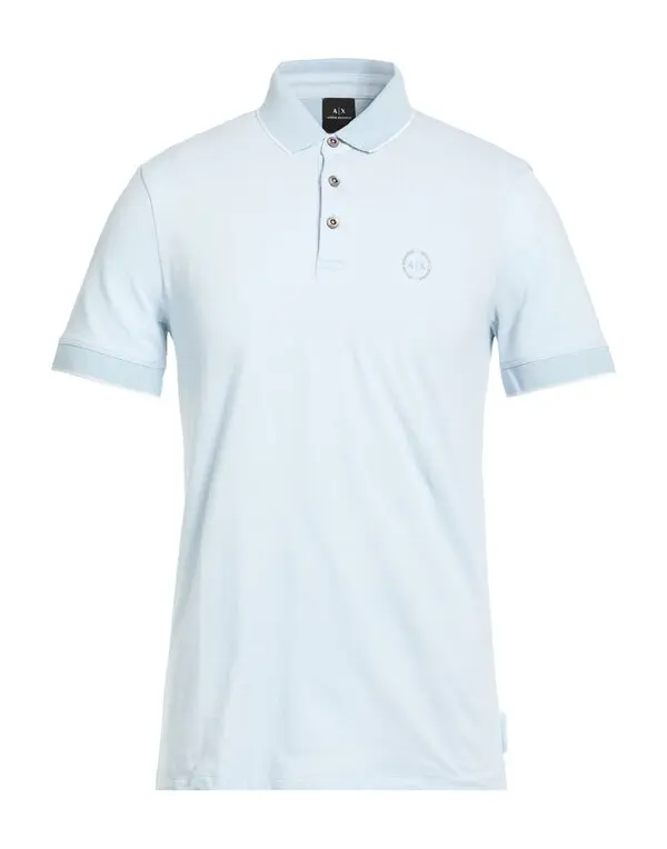 Armani Exchange Polo Shirt Size Cotton - Blue