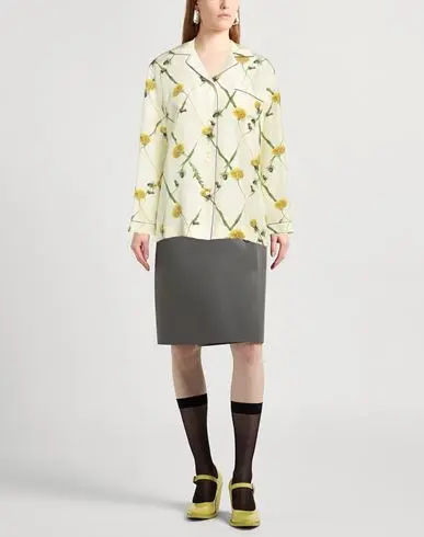 Burberry Floral Print Satin Shirt