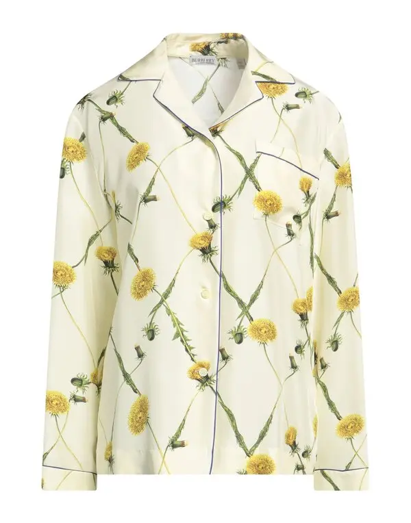 Burberry Floral Print Satin Shirt