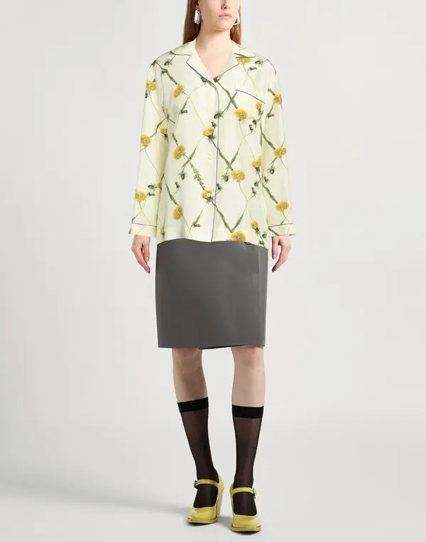 Burberry Floral Print Satin Shirt