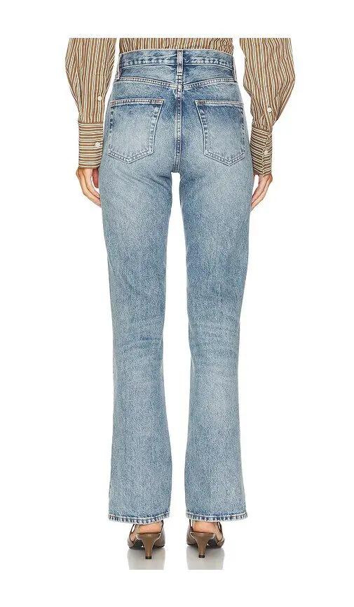 FRAME Vertical Straight Leg Jeans