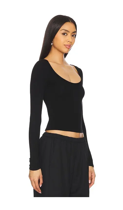 Enza Costa Silk Knit Ballet Top