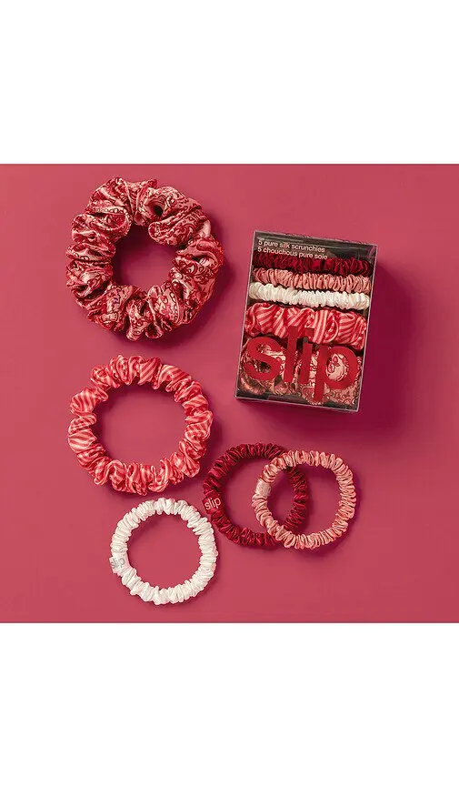Slip Assorted Scrunchies Set Of 5