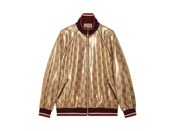 Gucci Gg Technical Jersey Zip Jacket