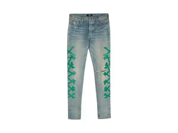 Amiri Dubai Bone Skinny Jeans