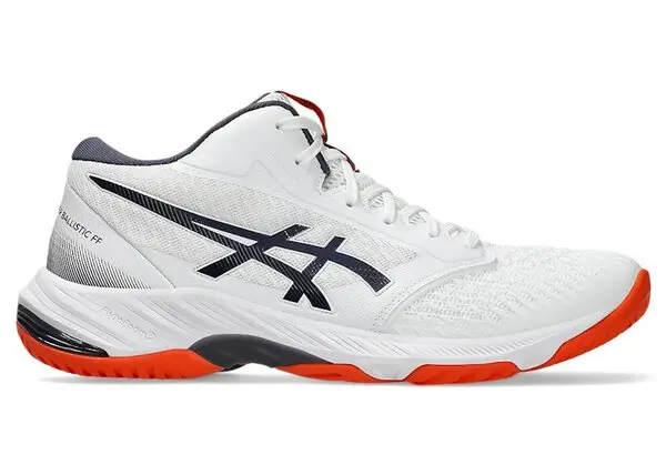Asics Netburner Ballistic Ff Mt 3in - White/indigo Fog