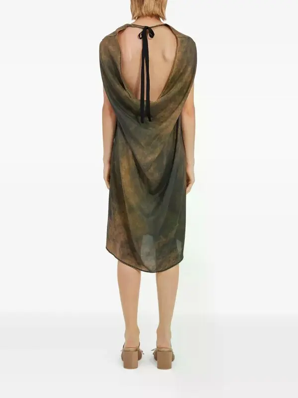 MAISON MARGIELA Silk Midi Dress
