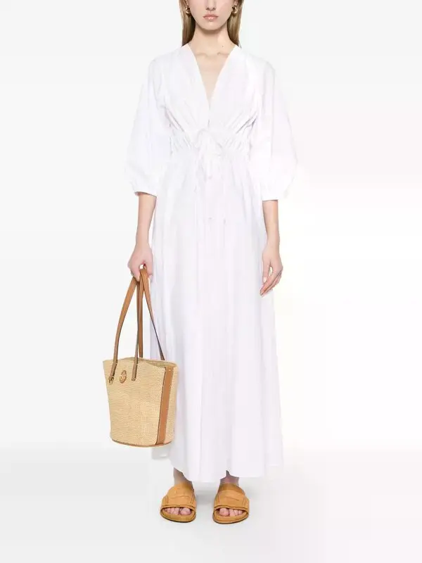FRAME The Cinched Midi Dress