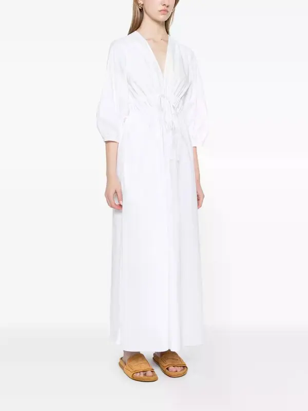 FRAME The Cinched Midi Dress