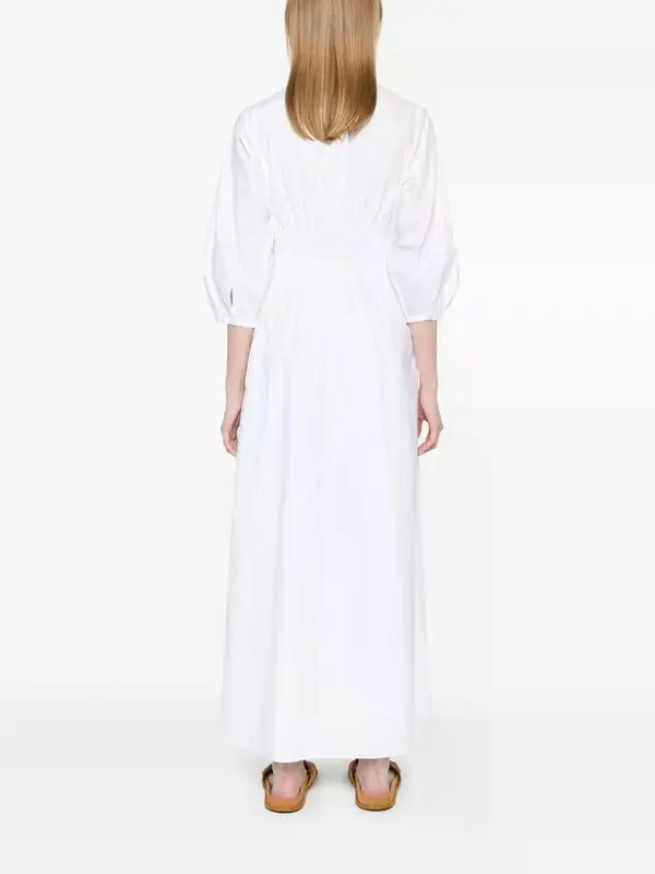 FRAME The Cinched Midi Dress
