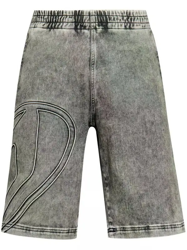 Diesel D-enny-s Track Shorts - Grey
