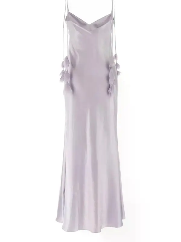 long sleeve low back maxi dress Red Open Back Maxi Dress With Long Sleeves