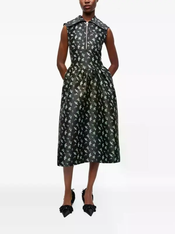 GANNI Floral-print Dress