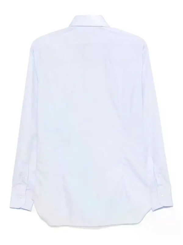 BARBA NAPOLI Patterned Shirt - Blue