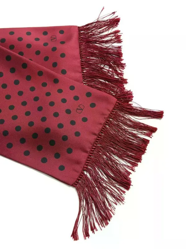 Valentino Garavani Plusdepois Fringed Bandeau Scarf