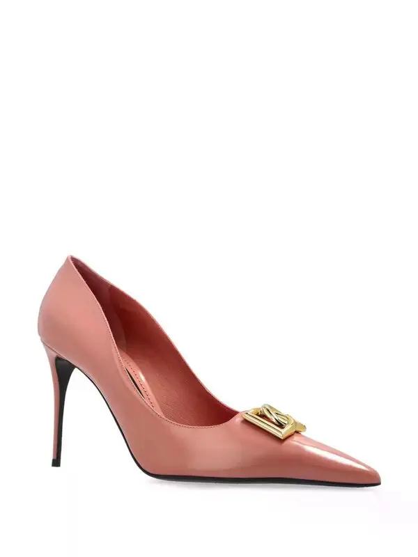 Dolce & Gabbana 90mm Logo Pumps - Pink
