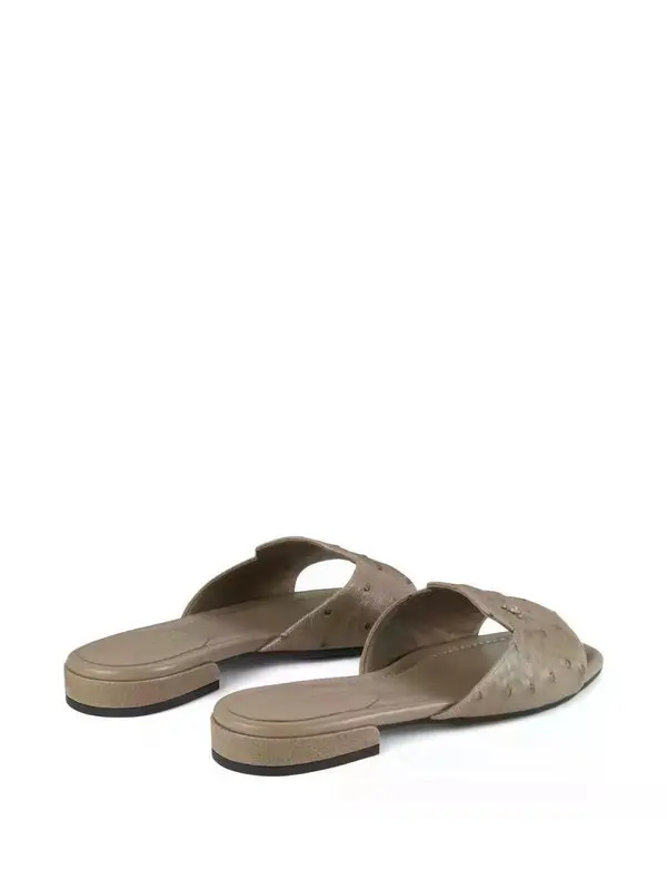JIMMY CHOO Dina Slides - Neutrals