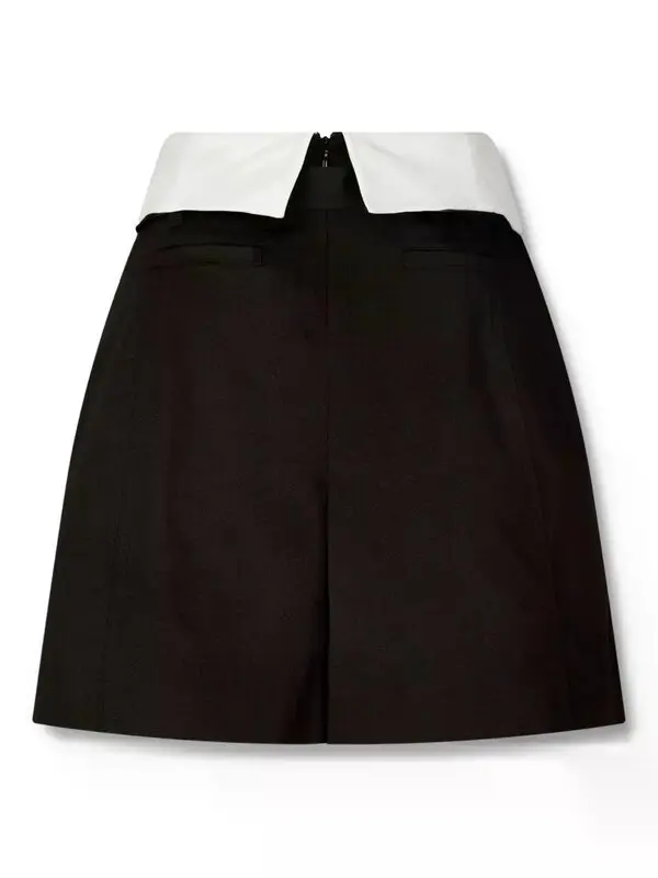 STUDIO TOMBOY Contrast-edge Mini Skirt
