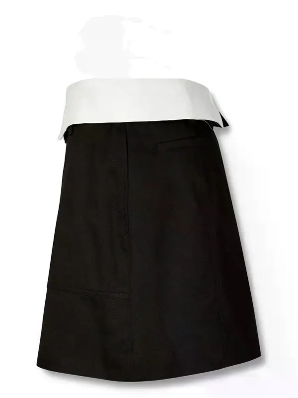 STUDIO TOMBOY Contrast-edge Mini Skirt