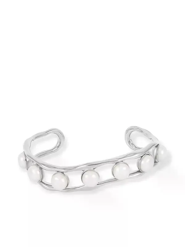 DOWER & HALL Waterfall Pearl Bracelet - Silver