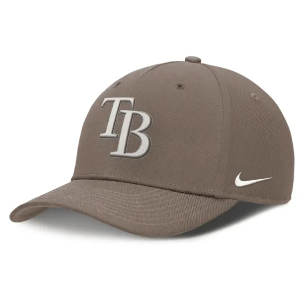 Nike Tampa Bay Rays Rise Dri-fit Mlb Adjustable Hat - Brown