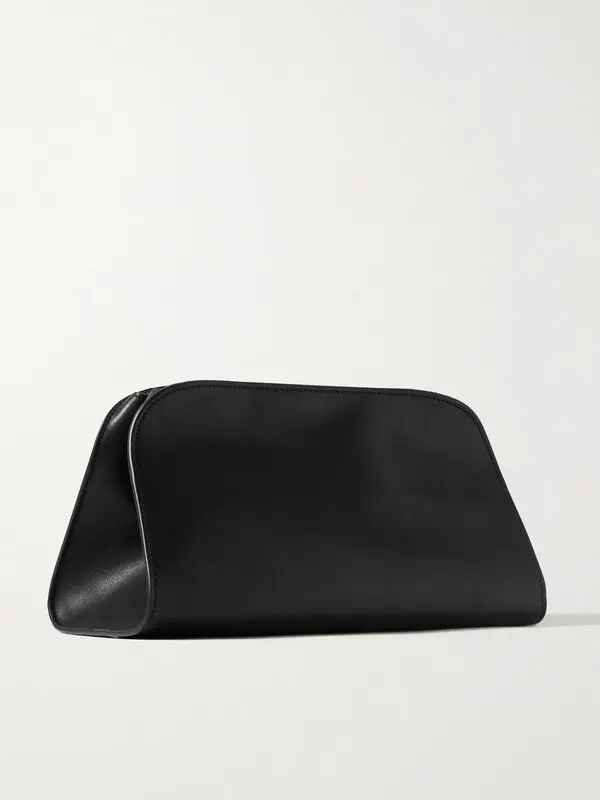 THE ROW Peggy Leather Clutch