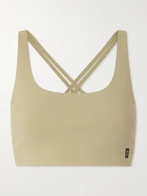 On Studio Recycled Sports Bra - Green