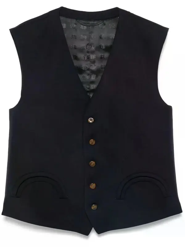 BLAZÉ MILANO Feral Waistcoat - Grey