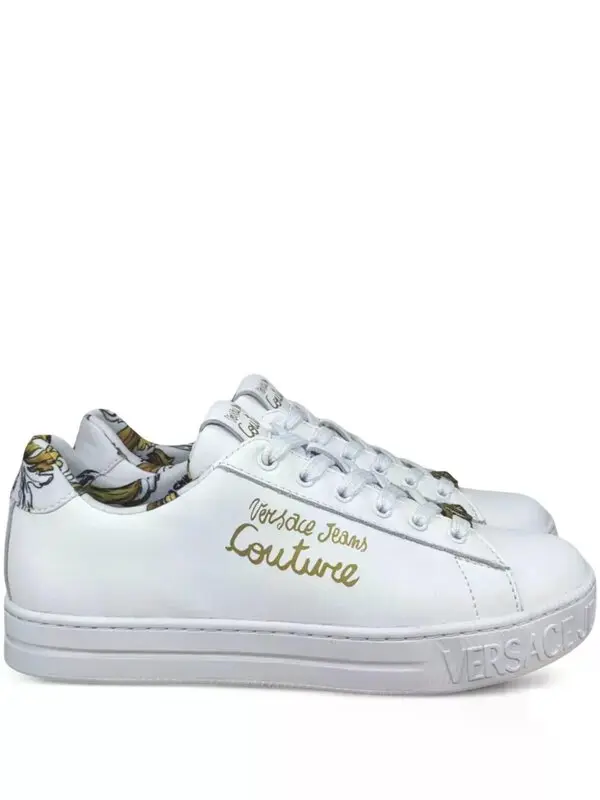 Versace Logo-print Sneakers - White