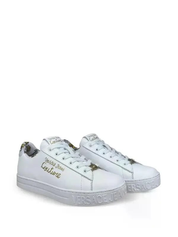 Versace Logo-print Sneakers - White