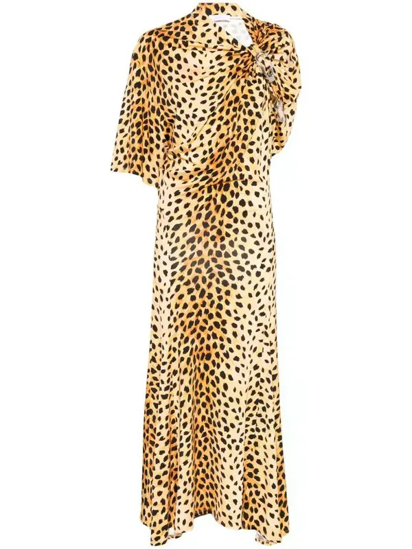 Rabanne Leopard-print Maxi Dress