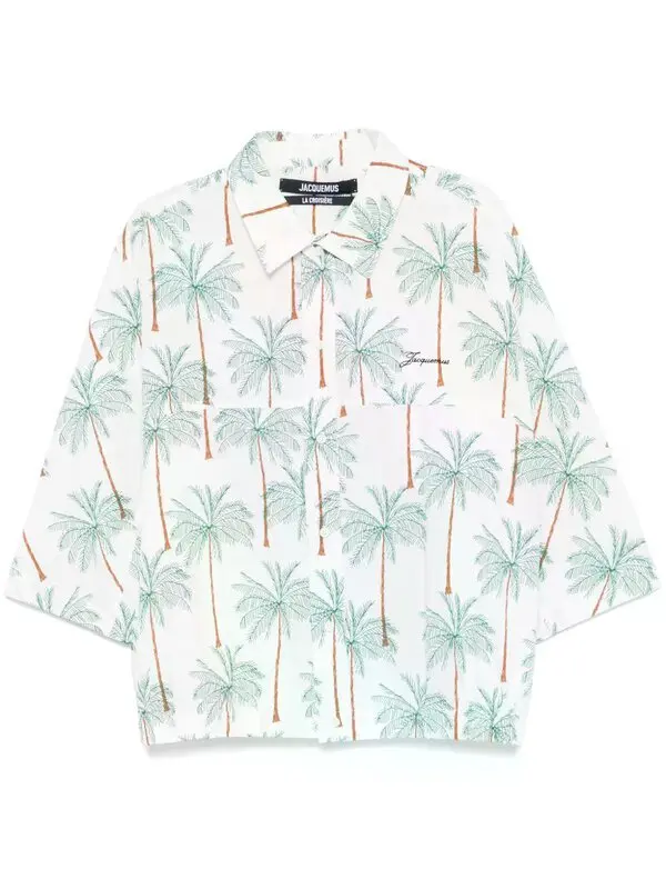 Jacquemus La Chemise Canevas Shirt - White