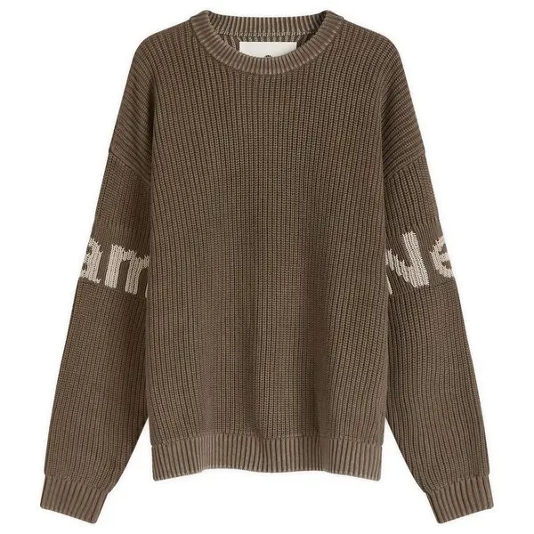 NEW AMSTERDAM SURF ASSOCIATION Logo Crew Knit Sweater - Eiffel Tower
