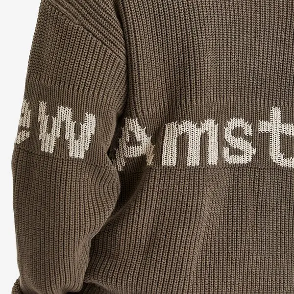 NEW AMSTERDAM SURF ASSOCIATION Logo Crew Knit Sweater - Eiffel Tower