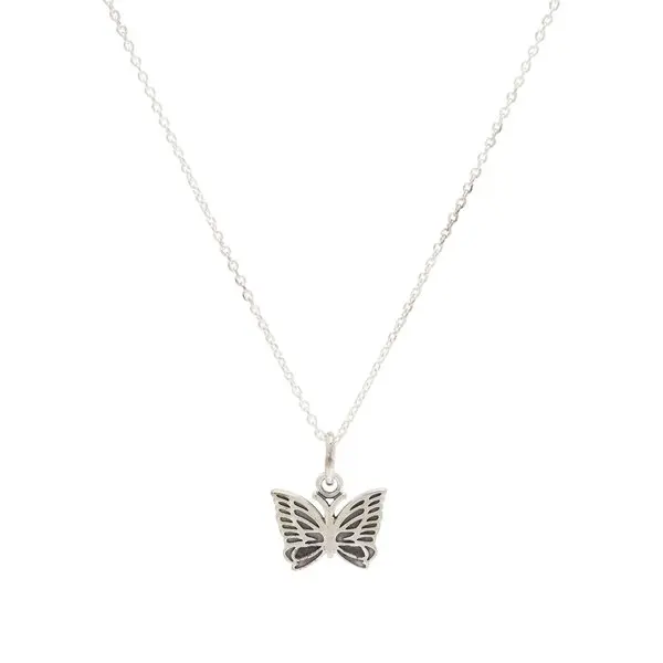 Needles 925 Silver Butterfly Pendant Necklace