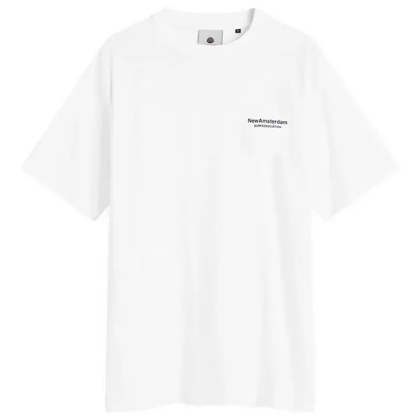 NEW AMSTERDAM SURF ASSOCIATION Photo Print T-shirt - White
