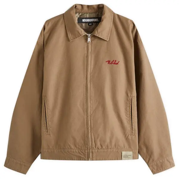 NEIGHBORHOOD Zip Work Jacket - Olive Drab