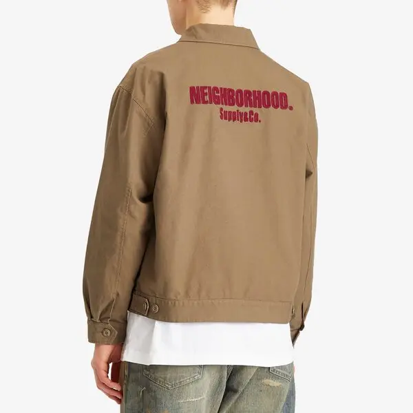 NEIGHBORHOOD Zip Work Jacket - Olive Drab