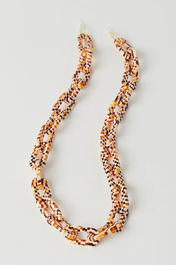 MACHETE Chunky Chain For Sunglasses - Tortoise Checker