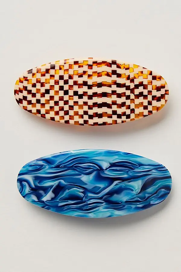 MACHETE Jumbo Oval Barrette - Tortoise Shell