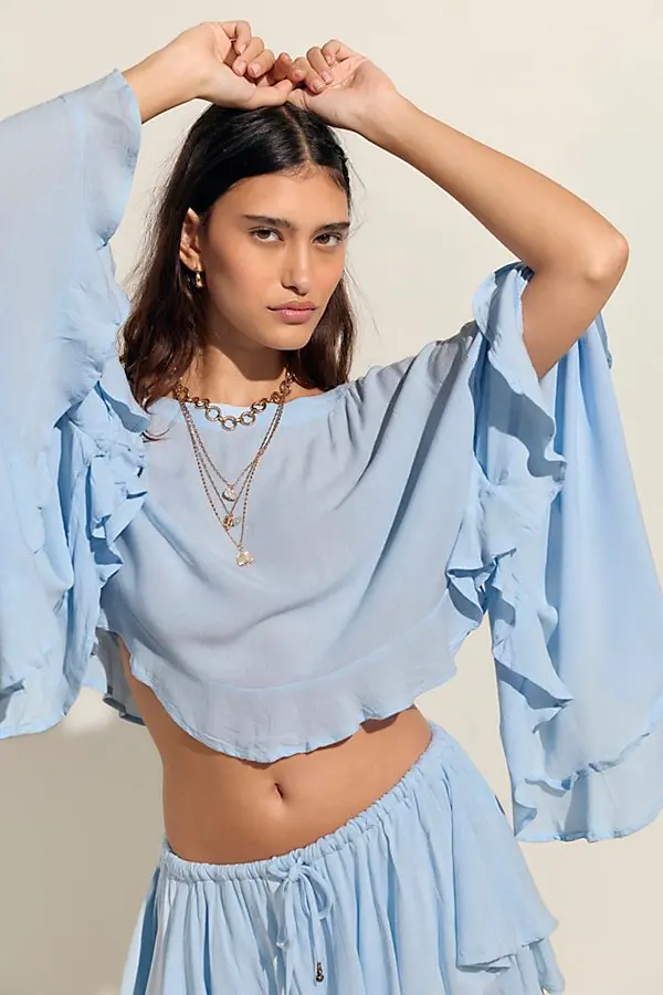 Free People Delilah Skort Set - Larkspur