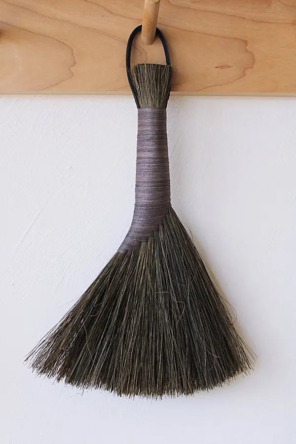 SUNHOUSE CRAFT Natural Dyed Cotton Tampico Broom - Taupe