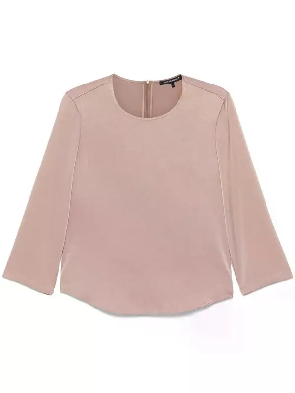 LUISA CERANO Satin Blouse