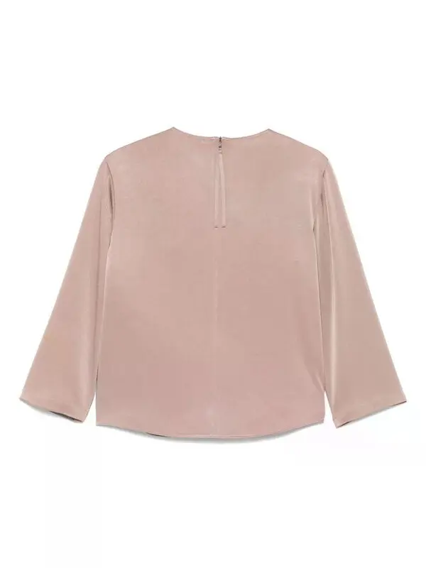 LUISA CERANO Satin Blouse