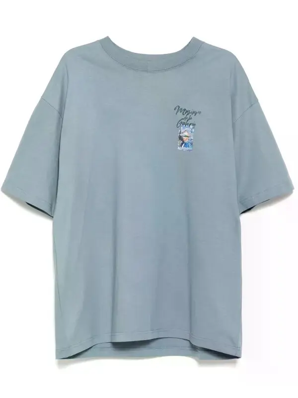 MUSIUM DIV. Graphic-print T-shirt - Blue