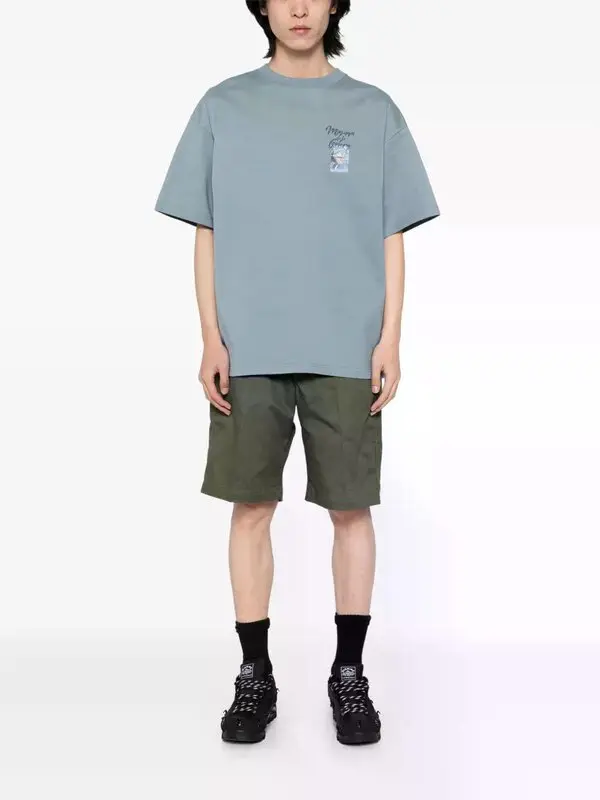 MUSIUM DIV. Graphic-print T-shirt - Blue