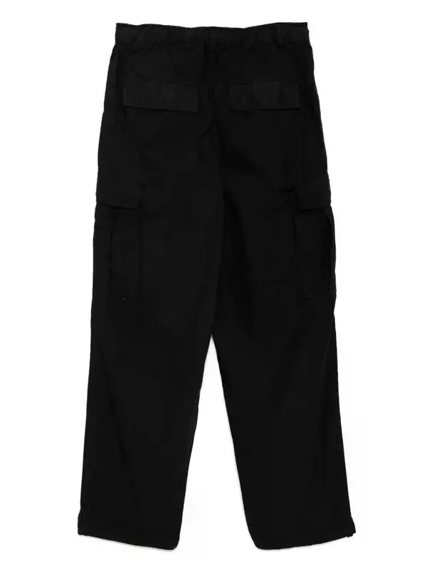 Izzue Cotton Cargo Trousers - Black