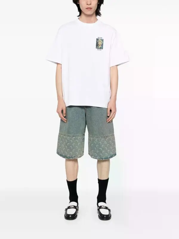MUSIUM DIV. Graphic-print T-shirt - White