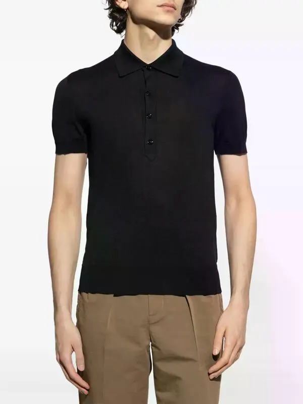 TOM FORD Silk Polo Shirt